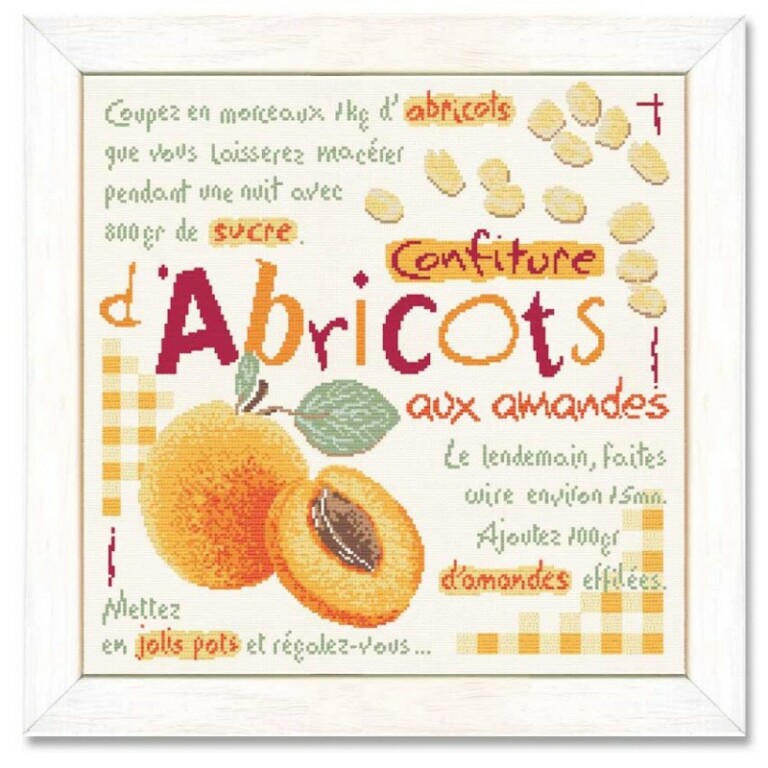 Apricot Jam - Lilipoints – Créations de dessins pour la broderie au ...