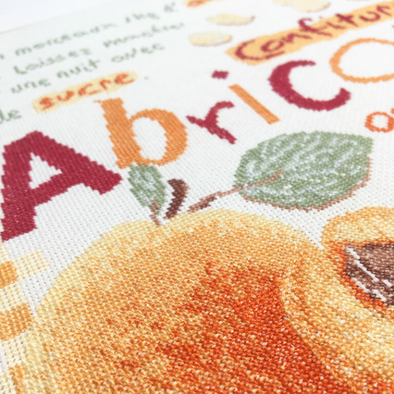 Apricot Jam - Lilipoints – Créations de dessins pour la broderie au ...